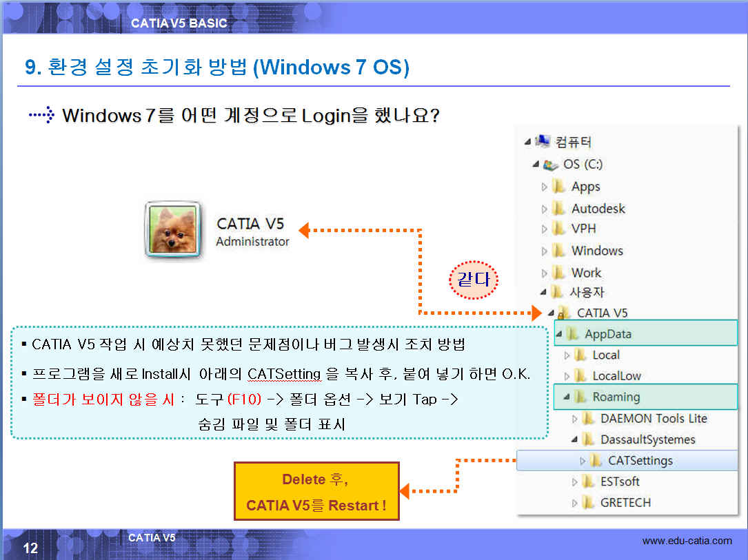 이창식의 CATIA V5 홈페이지